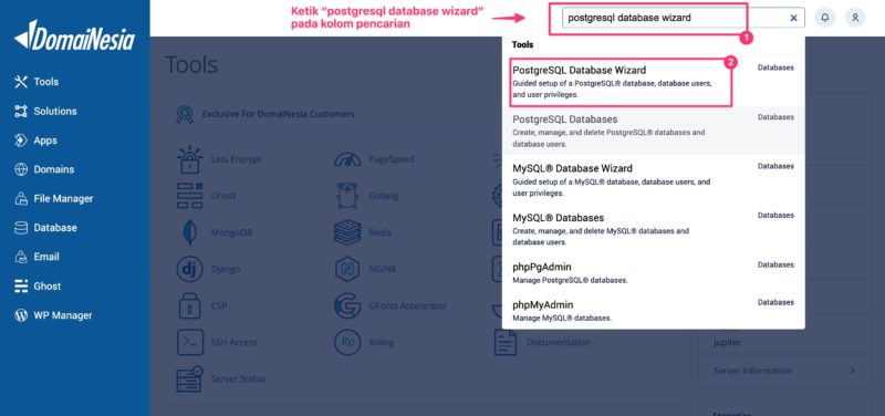 Cara Membuat Database PostgreSQL di cPanel Hosting Cara Membuat Database PostgreSQL di cPanel Hosting