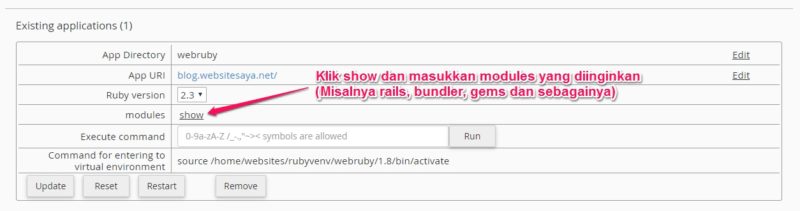 Cara Deploy Website Berbasis Ruby di cPanel Hosting