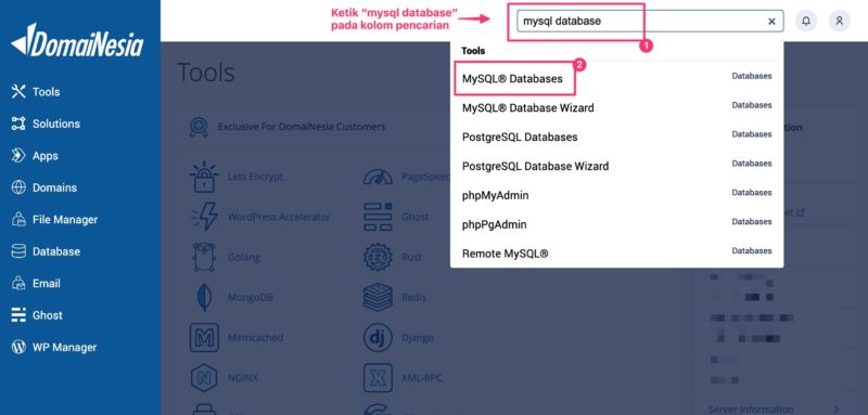 Cara Menghapus Database MySQL di Hosting Terbaik Mudah