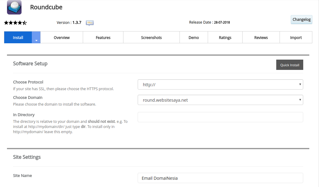 Cara Install Roundcube di Hosting Murah - DomaiNesia