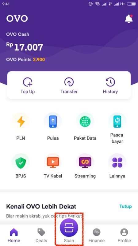 Cara Membayar Tagihan Melalui OVO Cash - DomaiNesia