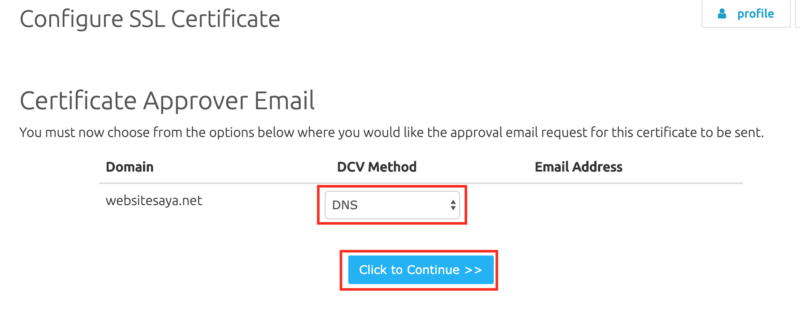 Cara Validasi SSL Melalui DNS Record (DV) - DomaiNesia