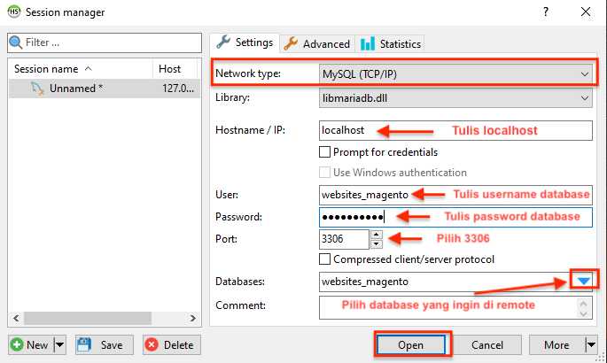 Cara Remote MySQL melalui SSH Tunneling (dengan HeidiSQL) - DomaiNesia
