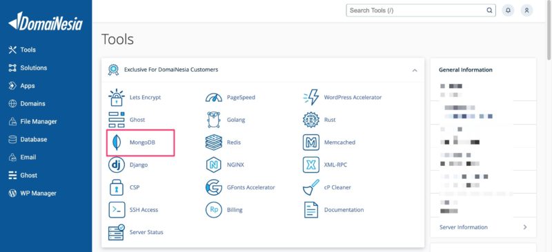 Cara Install MongoDB di Hosting - DomaiNesia