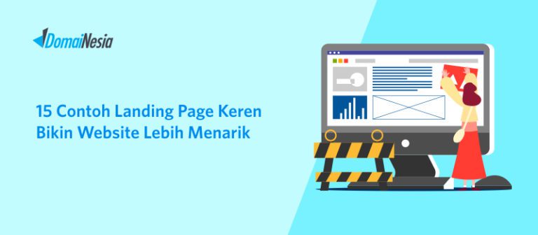 15 Contoh Landing Page Keren Bikin Website Lebih Menarik - DomaiNesia