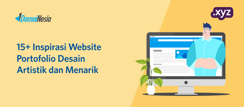 15+ Inspirasi Website Portofolio Desain Artistik dan Menarik - DomaiNesia