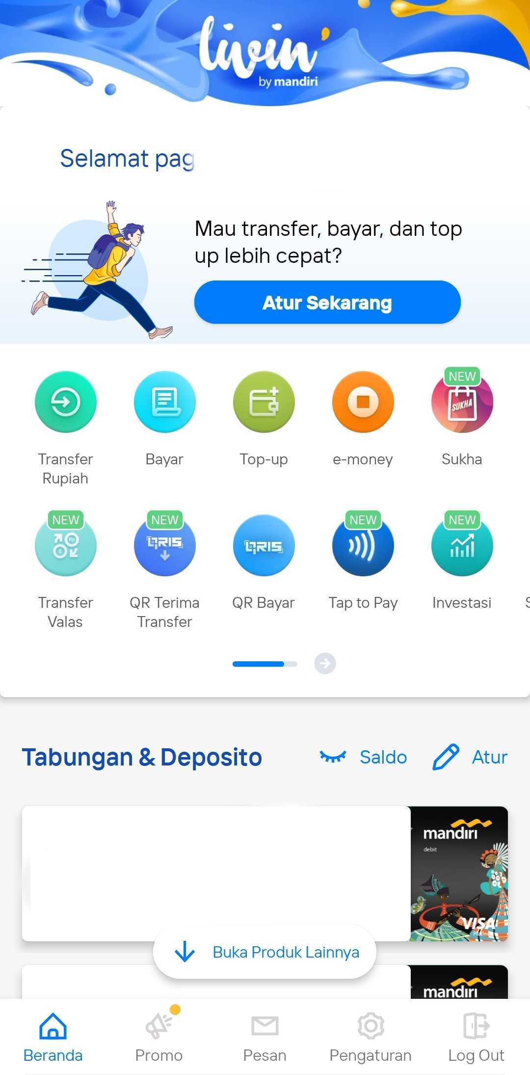 Virtual Account Mandiri mBanking