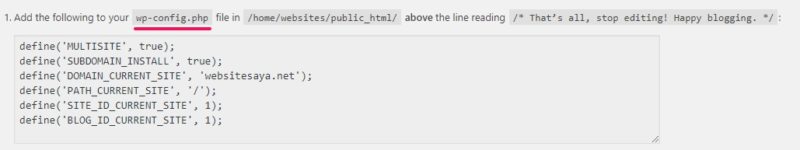 Cara Membuat Multisite dengan Subdomain Untuk Pemula