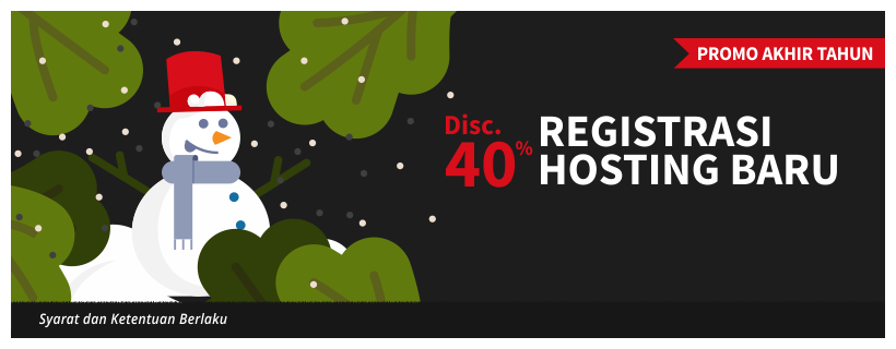 Diskon Akhir Tahun: Dapatkan Diskon 40% Hosting DomaiNesia