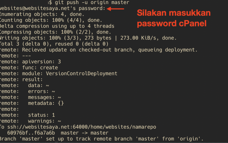 Cara Menggunakan GIT Version Control di cPanel - DomaiNesia