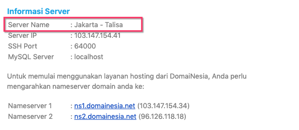 Cara Mengetahui Nama Server Hosting Murah Terbaik - DomaiNesia