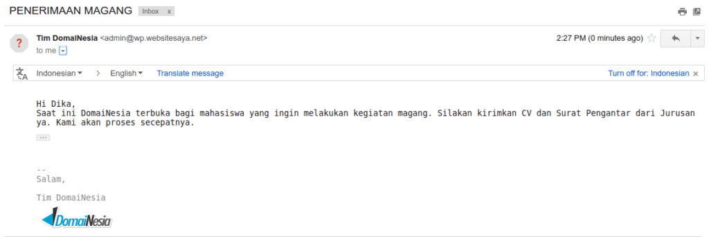 Cara Membuat Email Signature di Webmail - DomaiNesia