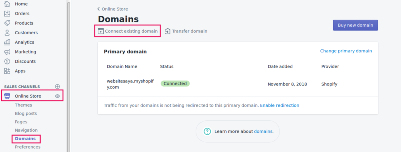Cara Custom Subdomain Shopify Melalui MyDomaiNesia