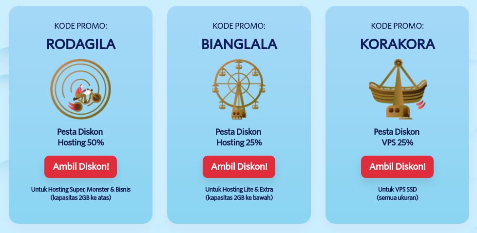Promo Akhir Tahun 2018 Hosting Murah Domain Murah - DomaiNesia