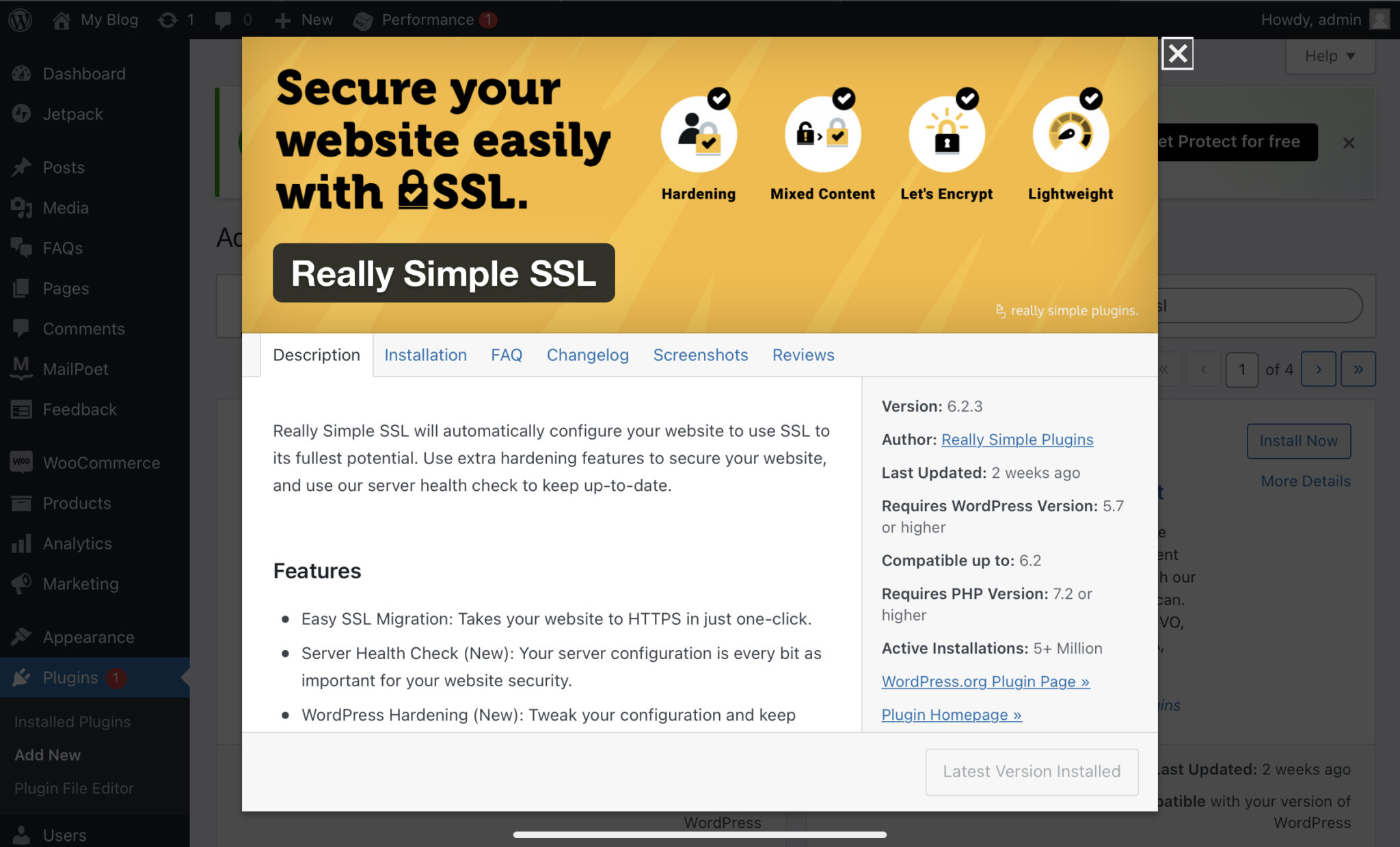 Cara Menggunakan Plugin Really Simple SSL - DomaiNesia