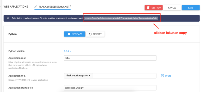 Cara Menjalankan Flask Python di Hosting Murah - DomaiNesia