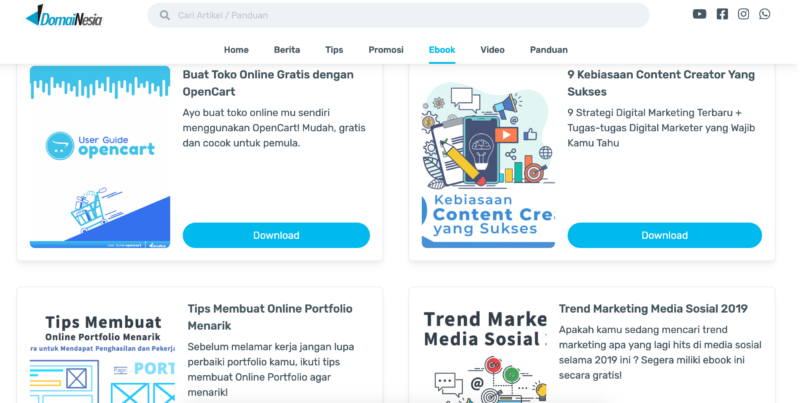 Tutorial Membuat Website Mudah | Blog dan Panduan DomaiNesia