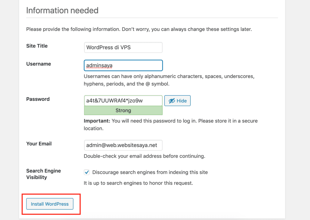 Cara Install WordPress di Ubuntu (Cloud VPS) VPS - DomaiNesia