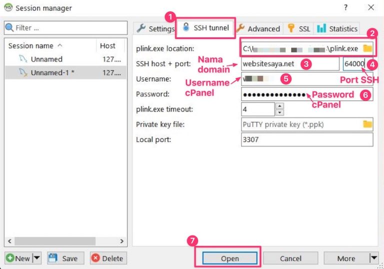 Cara Remote MySQL melalui SSH Tunneling (dengan HeidiSQL) - DomaiNesia