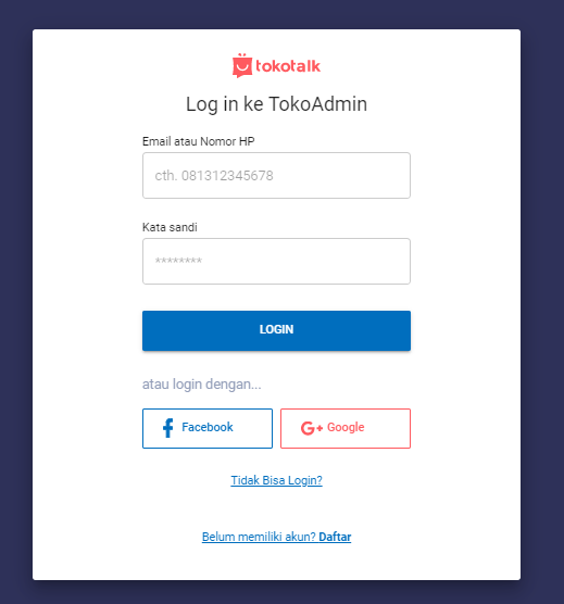 Cara Custom Domain ke TokoTalk - DomaiNesia