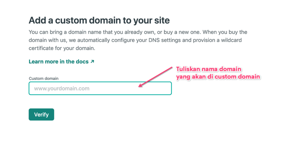 Cara Custom Domain ke Netlify - DomaiNesia