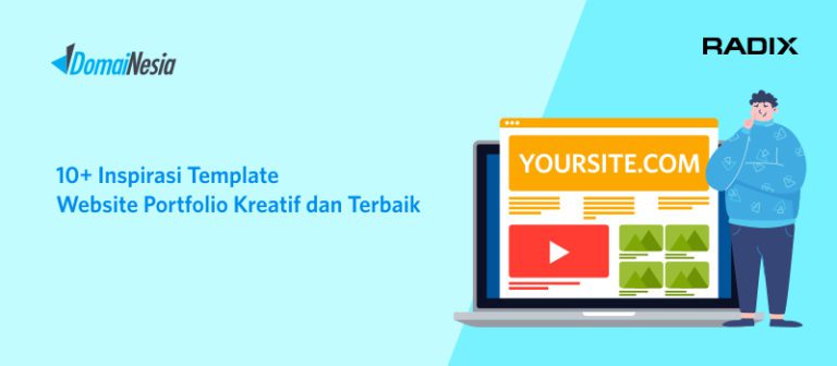 10+ Inspirasi Template Website Portfolio Kreatif dan Terbaik