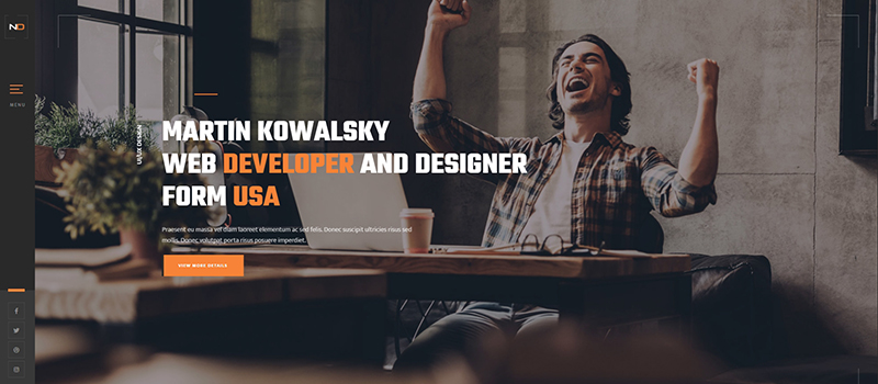 15 Rekomendasi Template Personal Website Modern Terbaik