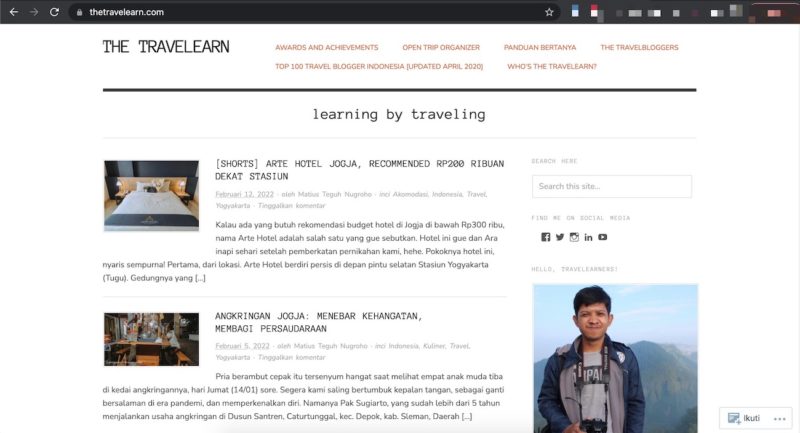 12 Blog Traveling & Cara Jadi Travel Blogger Sukses