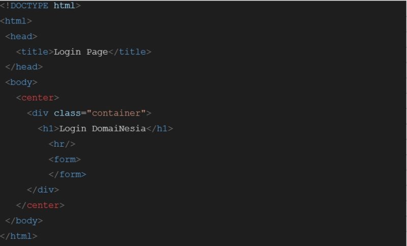 Panduan Membuat Login Form Menarik dengan HTML & CSS