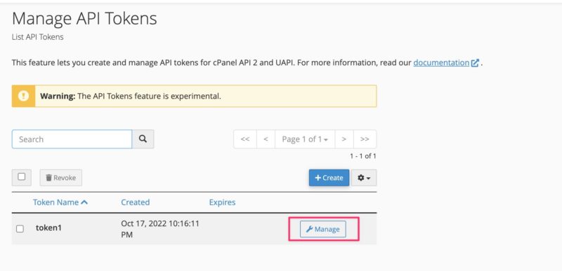 Cara Menggunakan Manage API Tokens cPanel Hosting - DomaiNesia