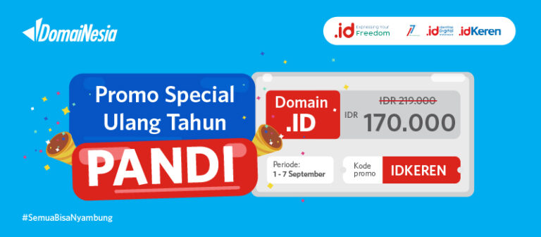 Perkuat Identitas Online Pandi Beri Harga Spesial HUT ke-17