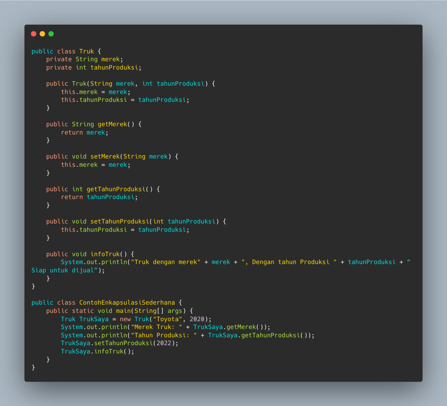 Enkapsulasi adalah Konsep Penting dalam Pemrograman OOP