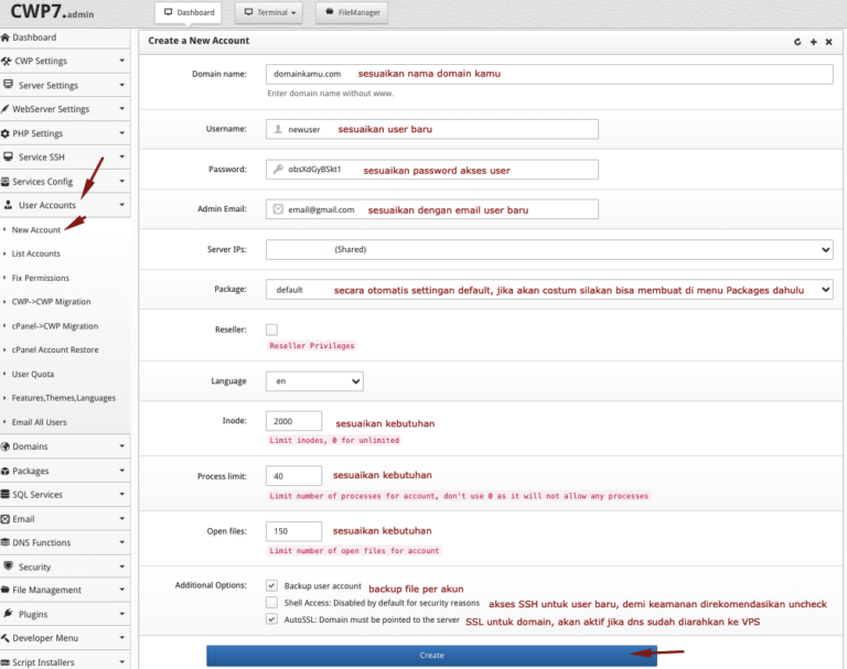 Cara Install CentOS Web Panel