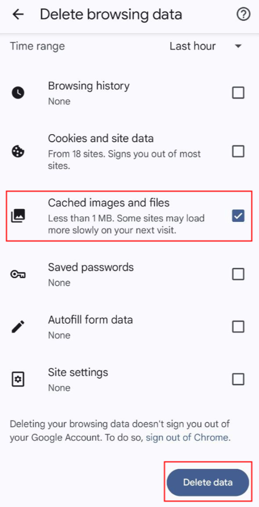 Clear Cache Chrome untuk Website Cepat
