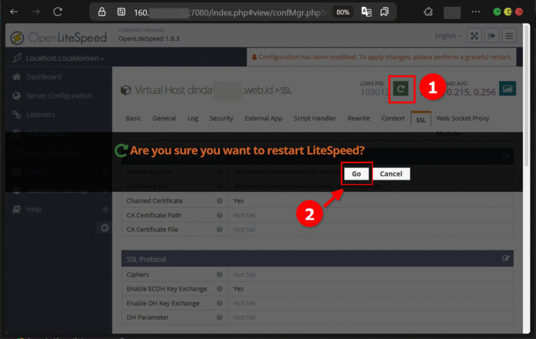 Cara Install SSL Cloudflare Origin CA di CyberPanel