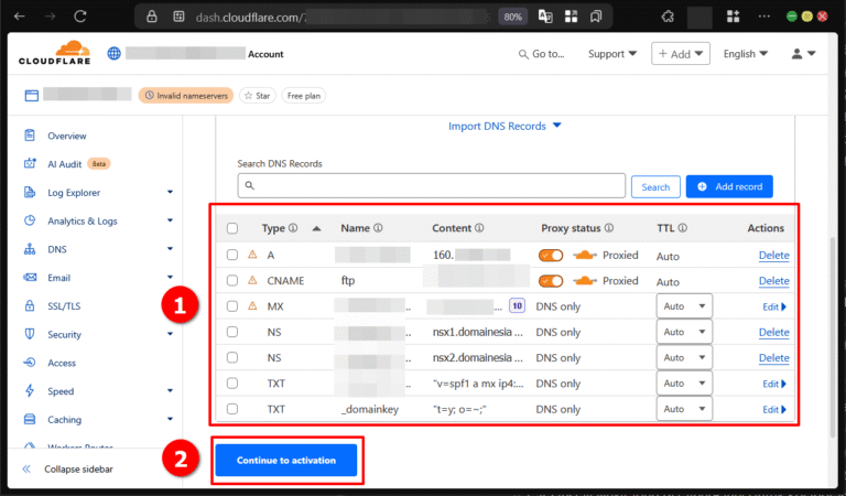 Cara Sambungkan Domain Ke Cloudflare DNS di MyDomaiNesia