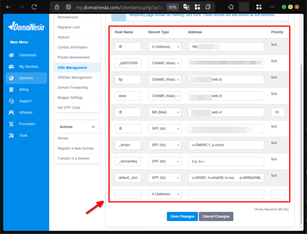 Cara Sambungkan Domain Ke Cloudflare DNS di MyDomaiNesia
