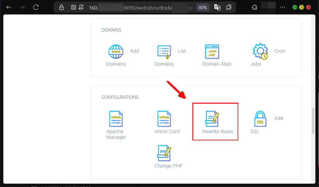 Penjelasan Fungsi Aturan Dari Rewrite Rules CyberPanel