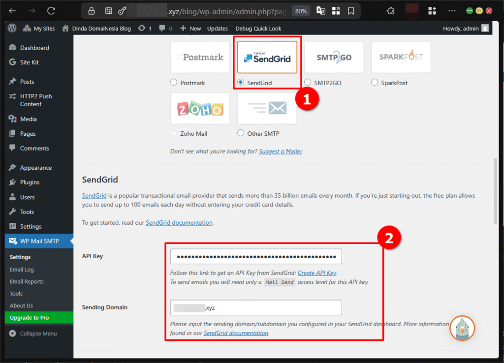 Panduan Mengirim Email Dengan Sendgrid di Wordpress
