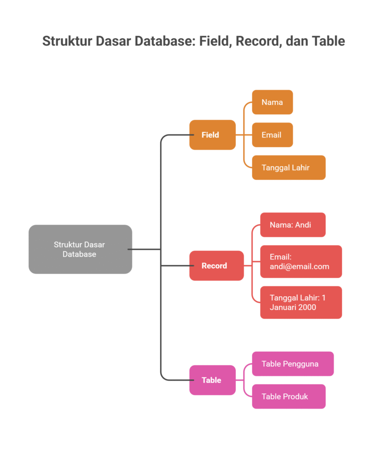 Belajar Database: Field, Table, Record, dan Jenis-Jenisnya